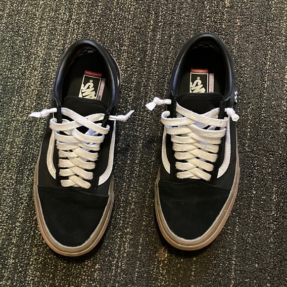 Vans | Shoes | Mens Pop Cush Old School Worn Handful Of Times | Poshmark